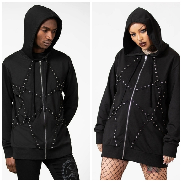 Killstar | Shirts | Killstar Deadlock Zip Hoodie Unisex | Poshmark